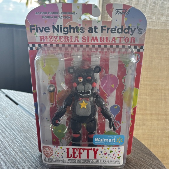 Funko | Toys | Funko Five Nights At Freddys Lefty Action Figure Black ...